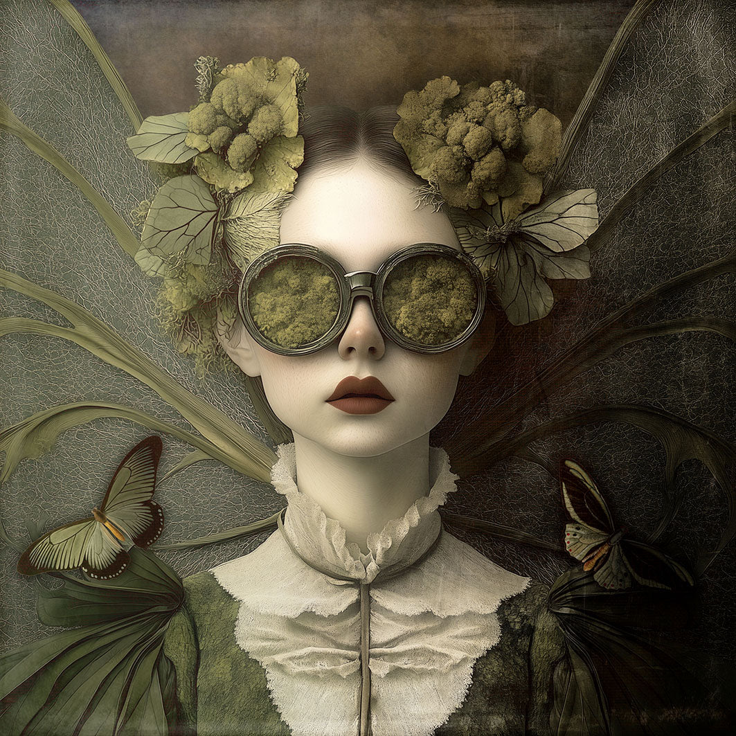 Alisa Williams - Girl in Moss Glasses – BLUE SHAKER