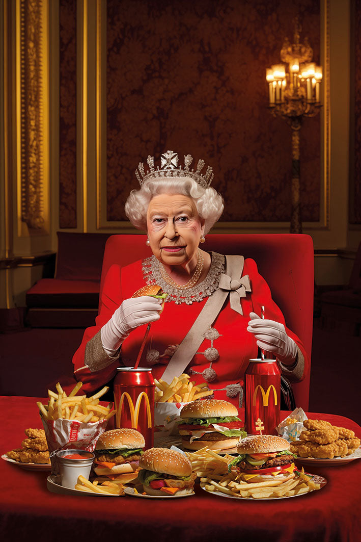 The Queen - McDonald's – BLUE SHAKER